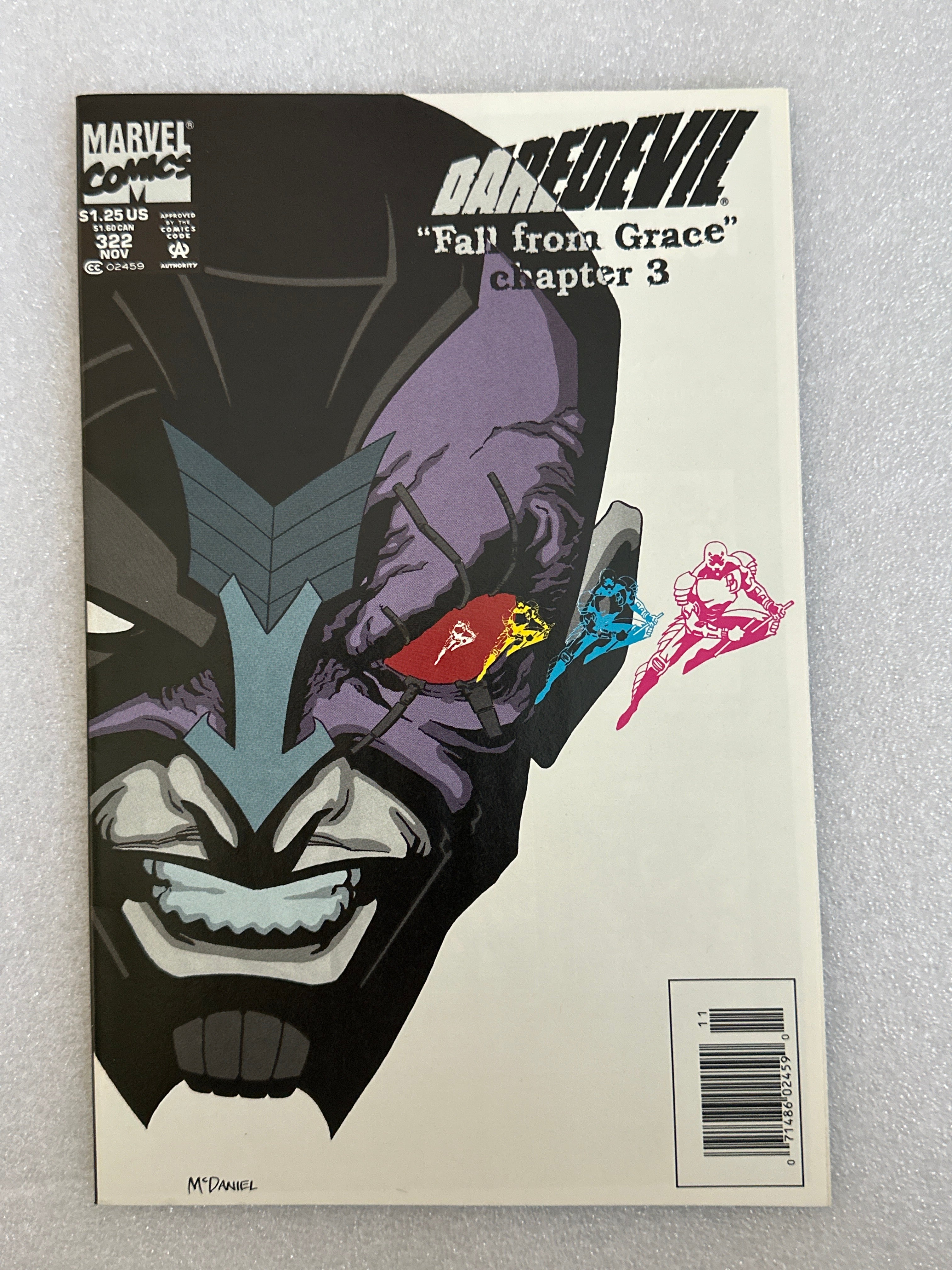 Daredevil #322 Newsstand Marvel 1993 – Crazy Chicken Comics and ...